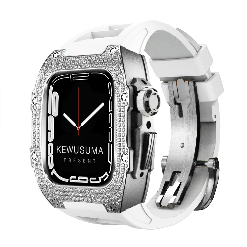 Crystal Titan Series - Silver Titanium | Sparkling Elegance | Kewusuma