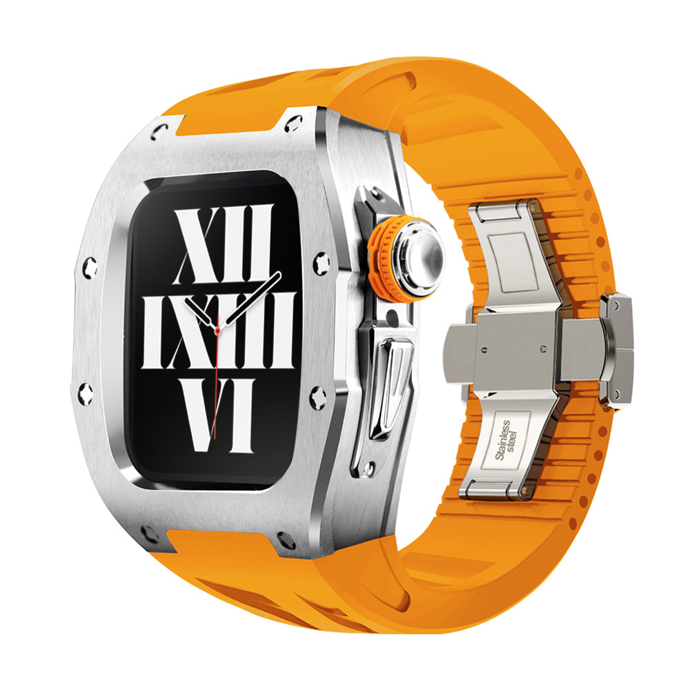 Golden Titan V2 Series 46mm Apple Watch Case | Gold Titanium | Kewusuma